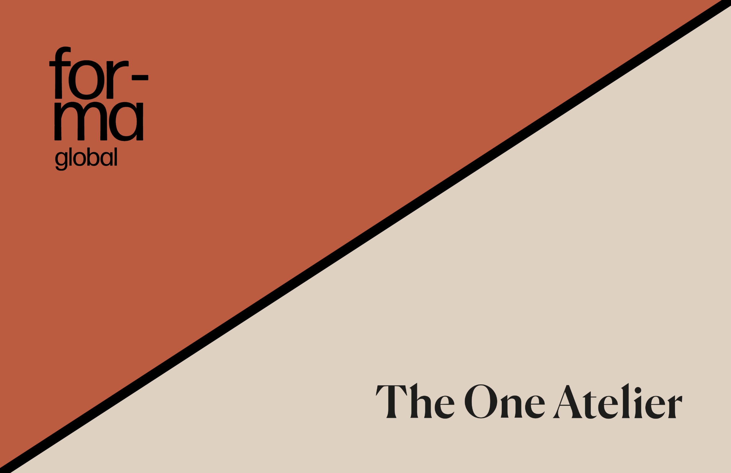 The One Atelier partners with Forma Global