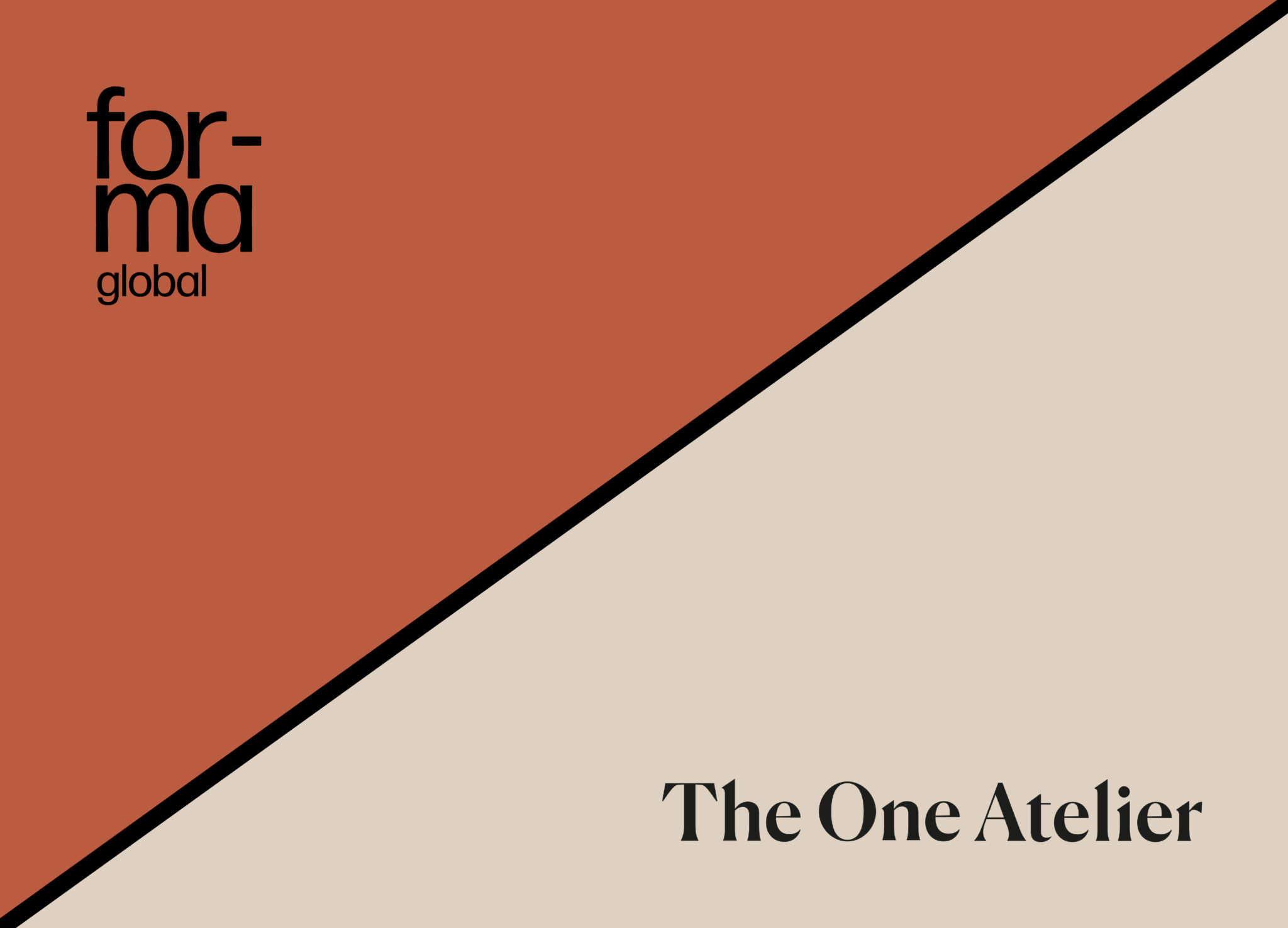 The One Atelier partners with Forma Global
